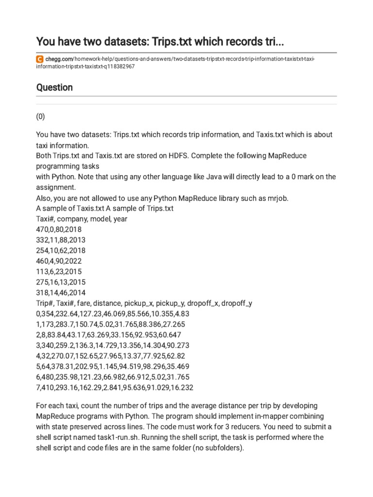 Python MapReduce for Taxi Data | PDF | Apache Hadoop | Map Reduce