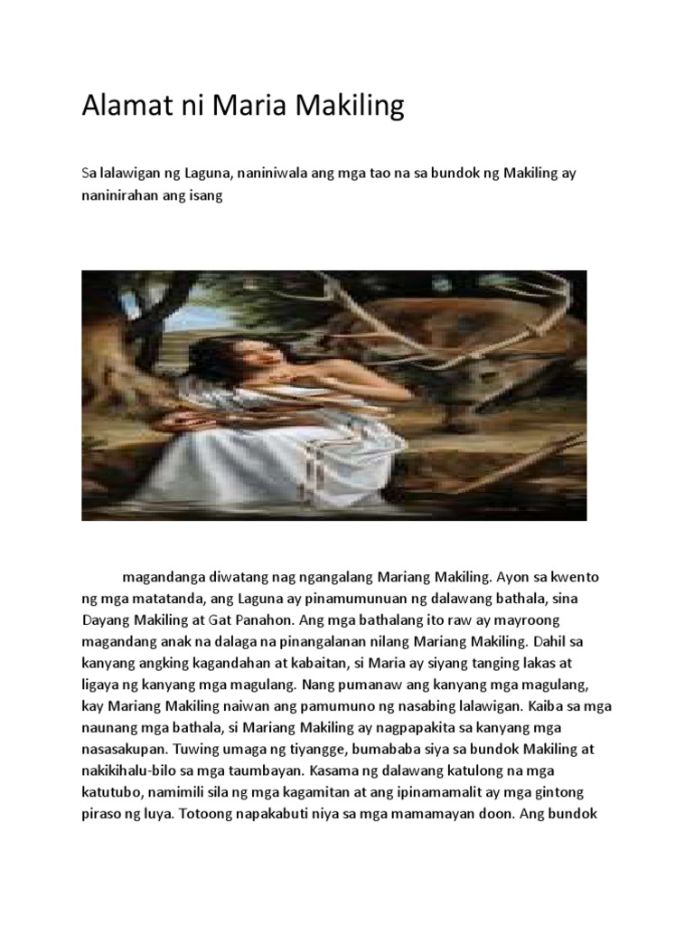 Maria Makiling | PDF