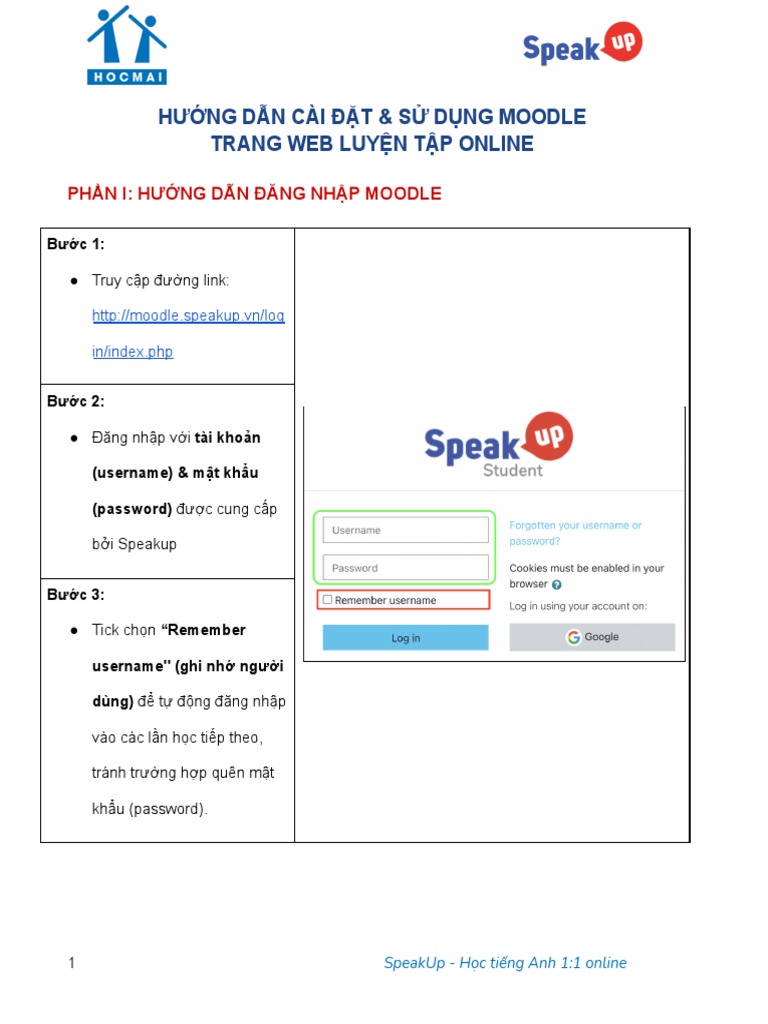SPU Student Moodle Guideline | PDF