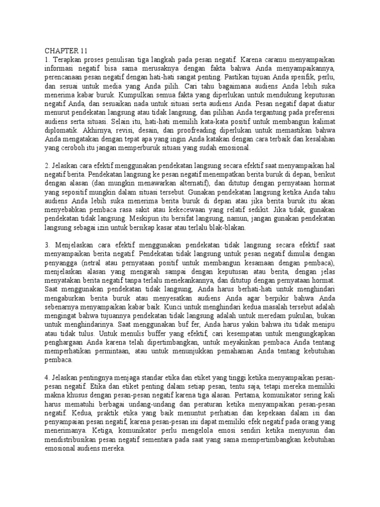 Rangkuman Summary Chap 11-12 Kombis | PDF