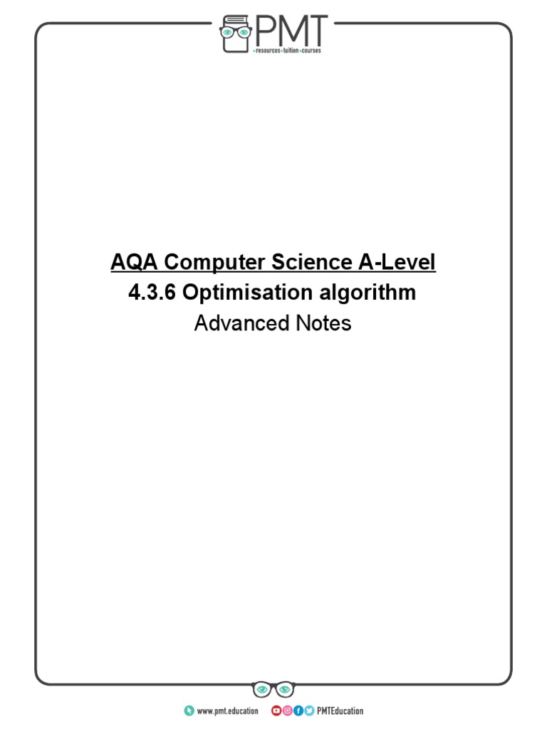 3.6. Optimisation Algorithm | PDF | Computing | Computational ...