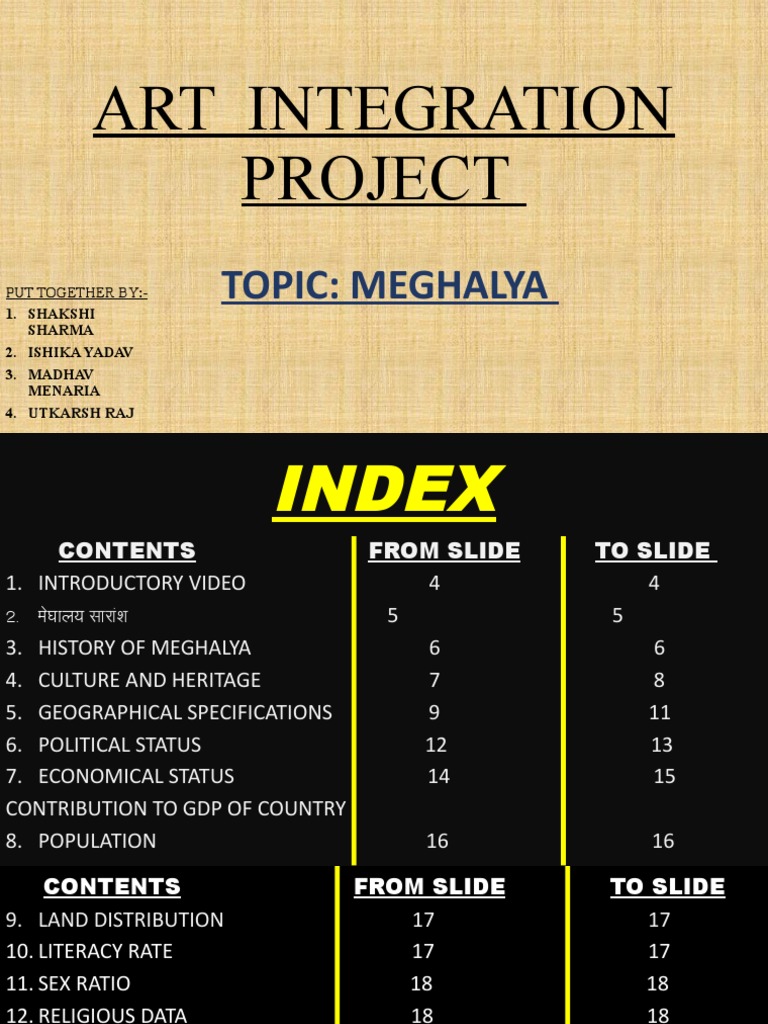 Art Integration Project | PDF