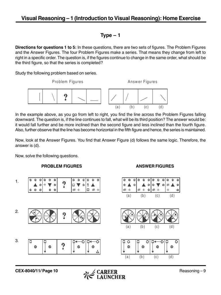 Visual Reasoning 1 2 | PDF | Reason