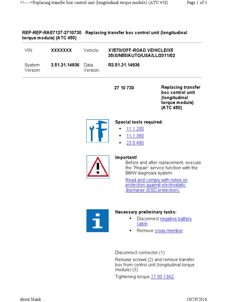 Transfer Case Module - Atc450 | PDF | Equipment | Vehicles