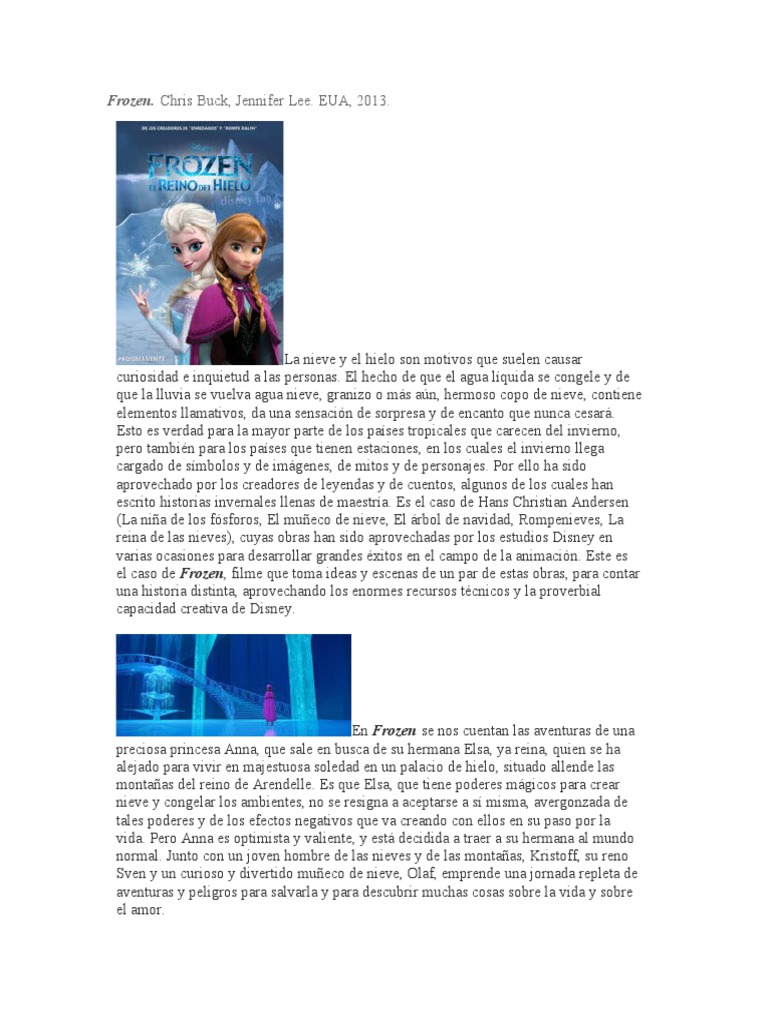Frozen Sinopsis | PDF