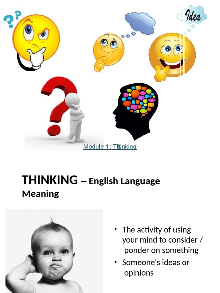 Understanding Pander and Thinking | PDF | Critical Thinking | Thought