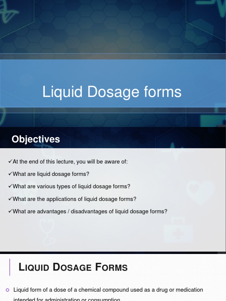 Liquid Dosage Forms | PDF | Ethanol | Solubility