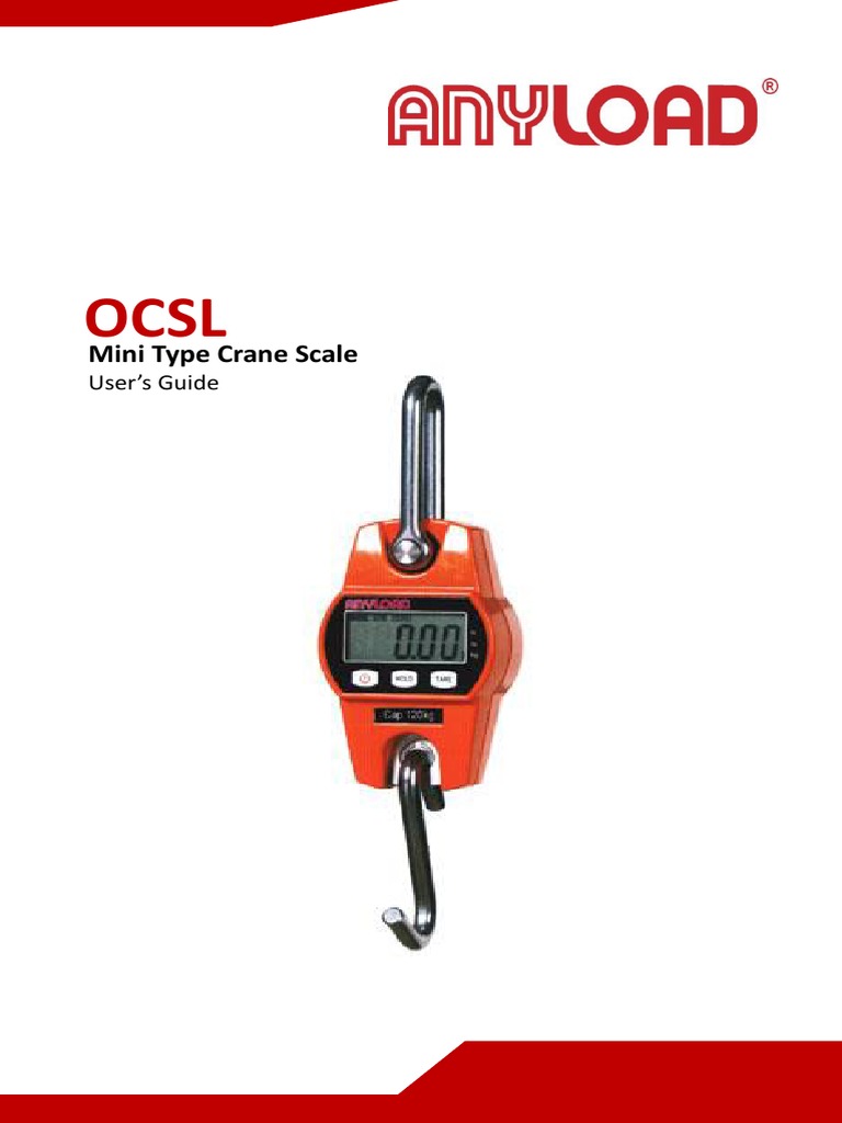 Ocs L | PDF | Calibration | Weight