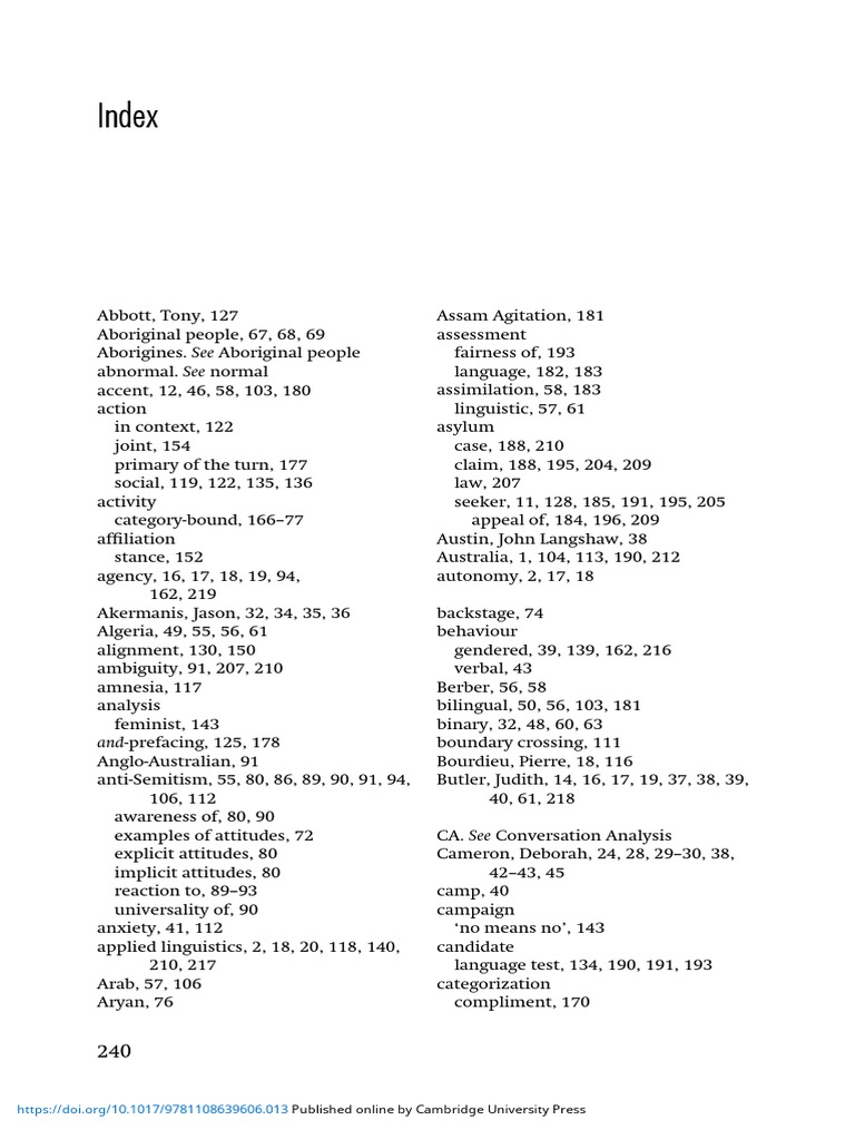 Index McNamara | PDF