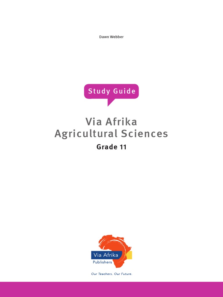 Via Afrika Agricultural Sciences: Study Guide | PDF | Ion | Chemical ...