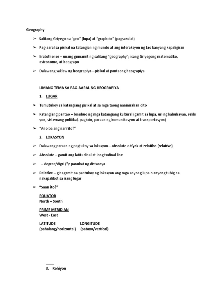 Geography AP | PDF