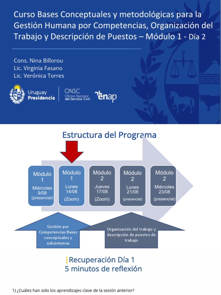 Curso GXC - Módulo 1 - 2º Día 2023 - Compressed | Descargar gratis PDF | Gestión de recursos ...