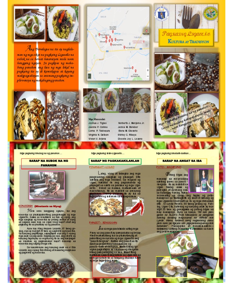 TRAVELOGUE Sample-Ligao Cuisine2 | PDF
