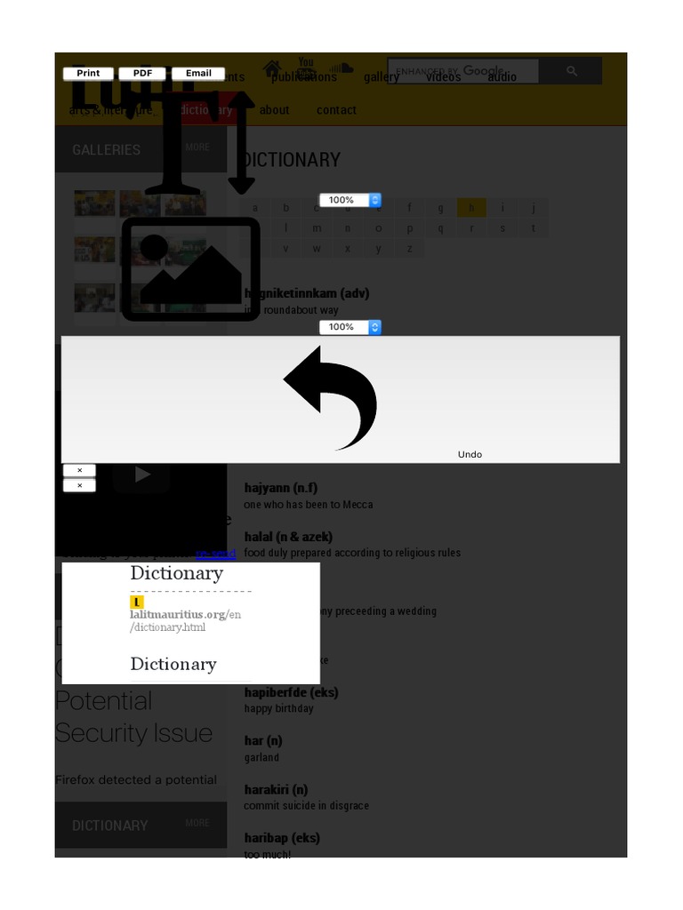 Mauritian Creole - Dictionary H | PDF