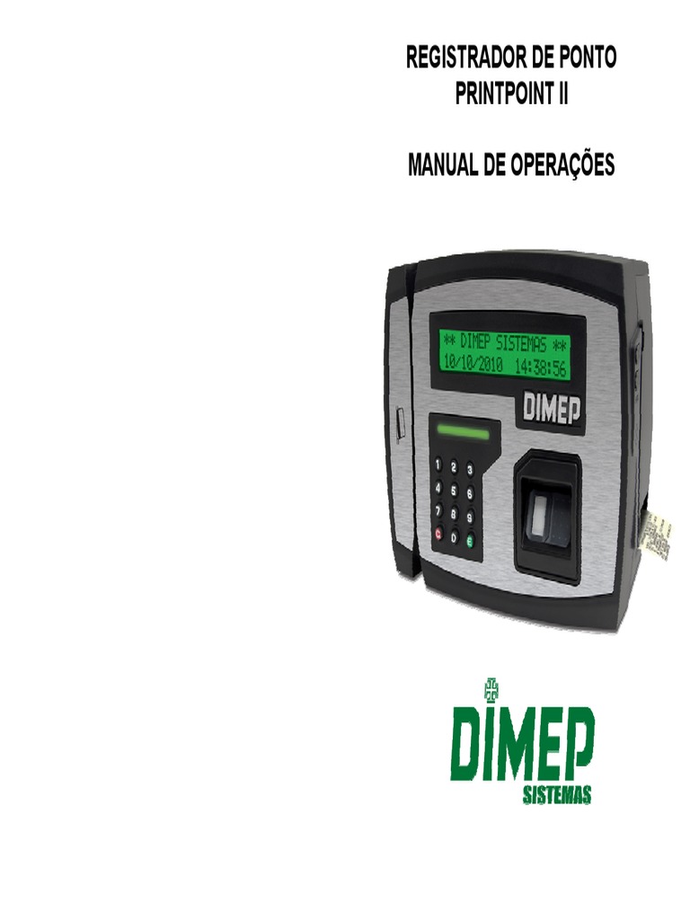 Manual Printpoint II PDF Free | PDF | Fonte de energia | Rede de ...