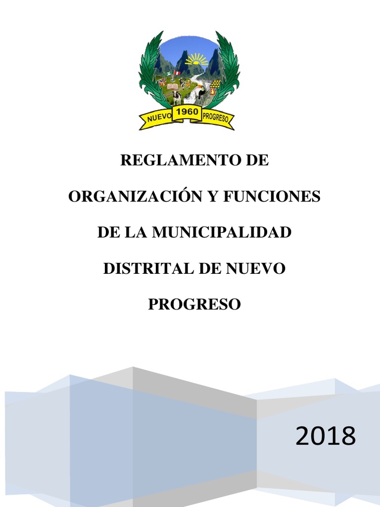 Rof MDNP | Descargar gratis PDF | Alcalde | Gobierno local