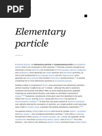 Subatomic Particles List | PDF | Elementary Particle | Quark