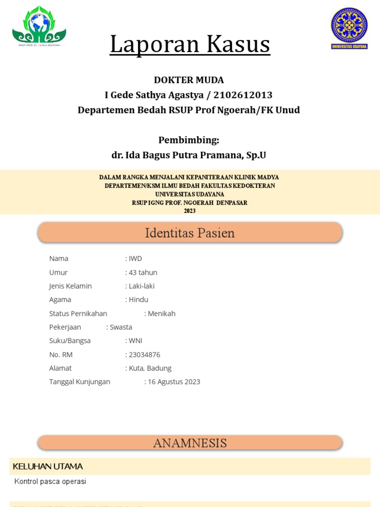 Laporan Kasus ACKD Post Renal | PDF | Pengembangan Diri