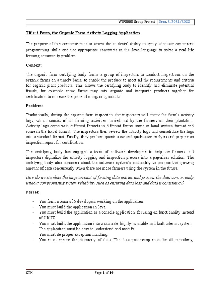 Group Project | PDF | Computer Programming | Thread (Computing)