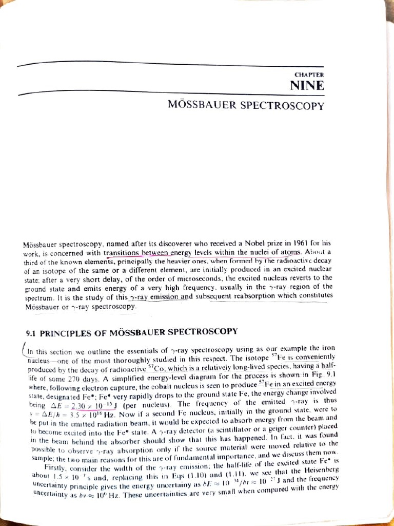 Mossbauer Spectros | PDF