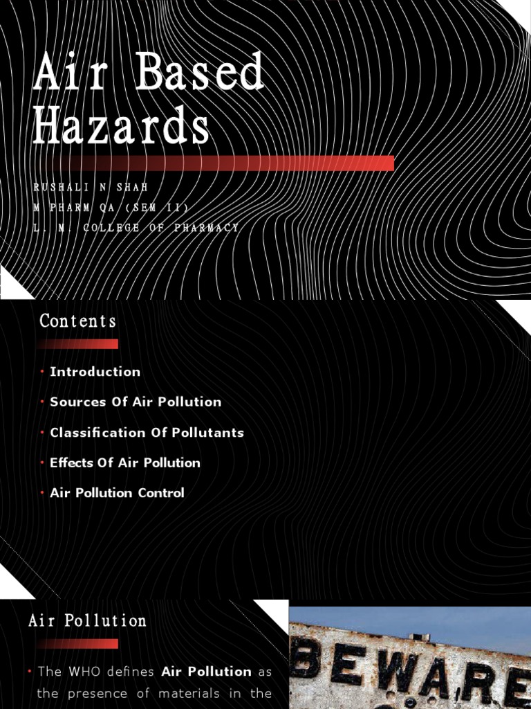Air Based Hazards | PDF | Air Pollution | Exhaust Gas