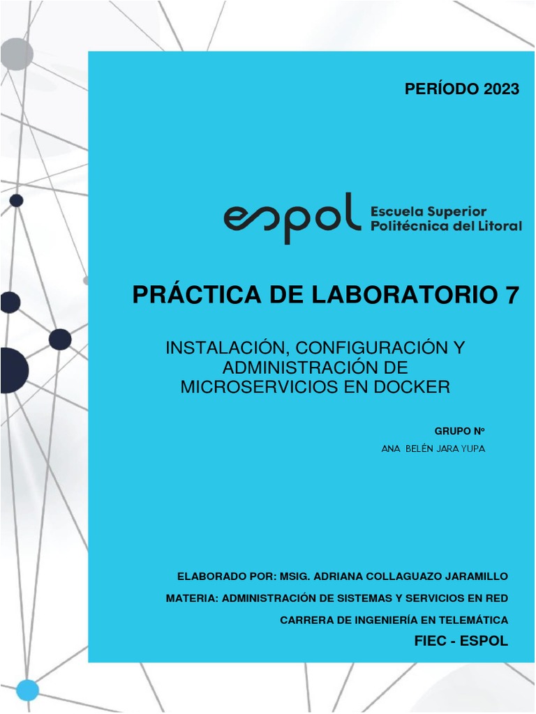 (Lab07) Inst - Conf - Adm Microservicios en Docker Por Adriana ...