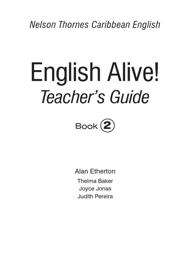 English Alive Book 2 TG | PDF | Adverb | Part Of Speech