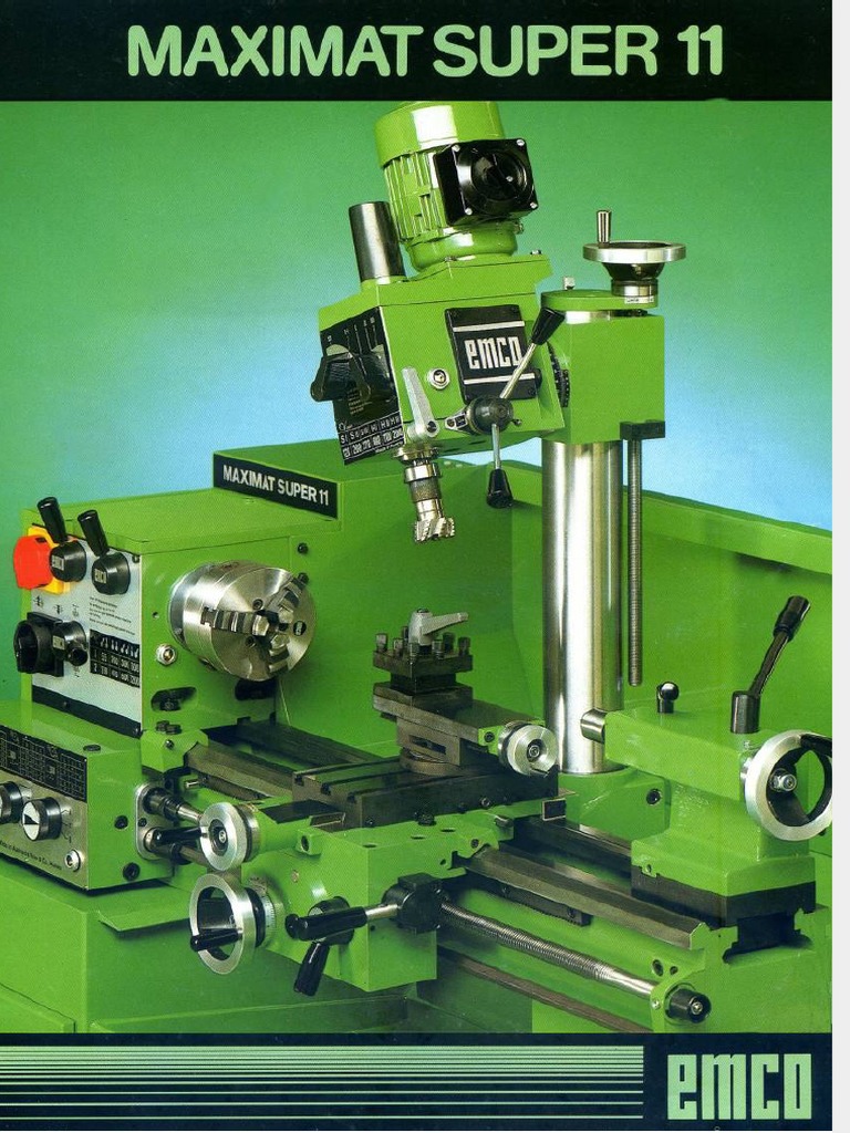 Dokumen - Tips Emco Maximat Super 11 Lathe Brochure | PDF