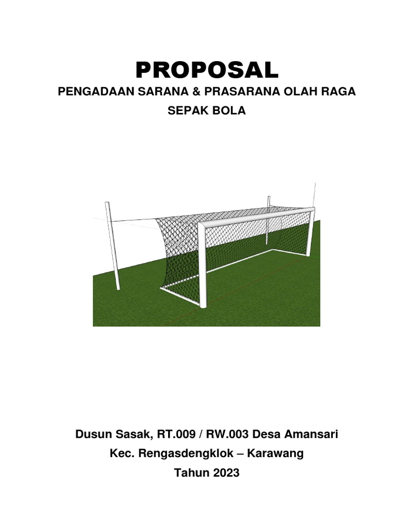 Proposal Pengadaan Sarana Prasarana Olah Raga | PDF | Olahraga & Rekreasi