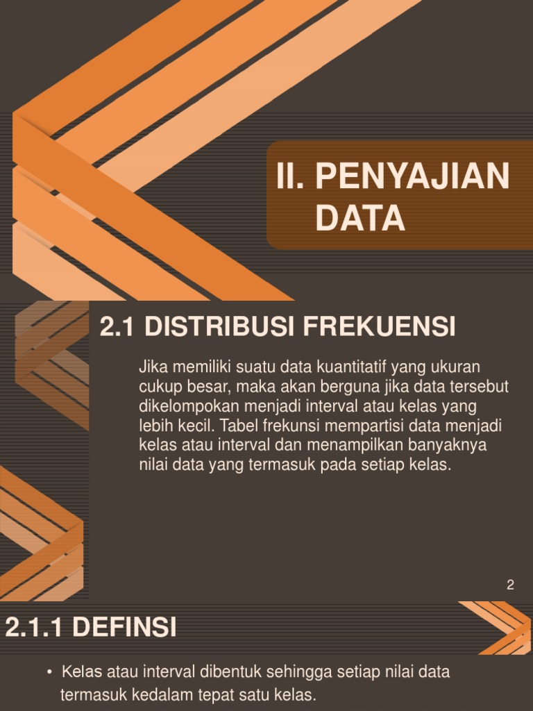 Ii. Penyajian Data | PDF