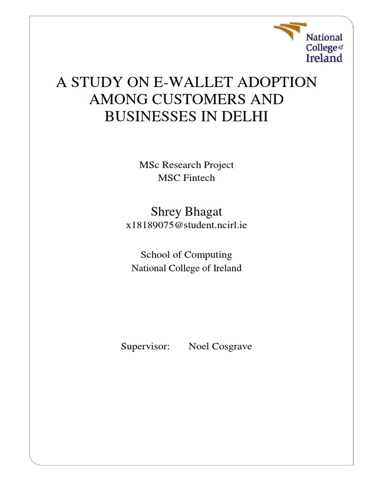 E Wallet | PDF | Credit Card | Service Industries