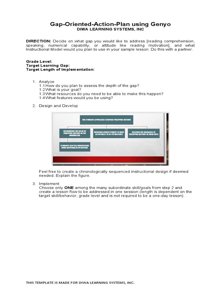 0408 DIWA eGOAL Template | PDF | Instructional Design | Communication