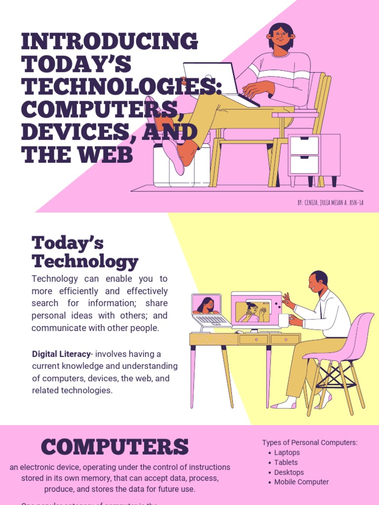 Introducing Todays Technologies Pdf Laptop Desktop Computer