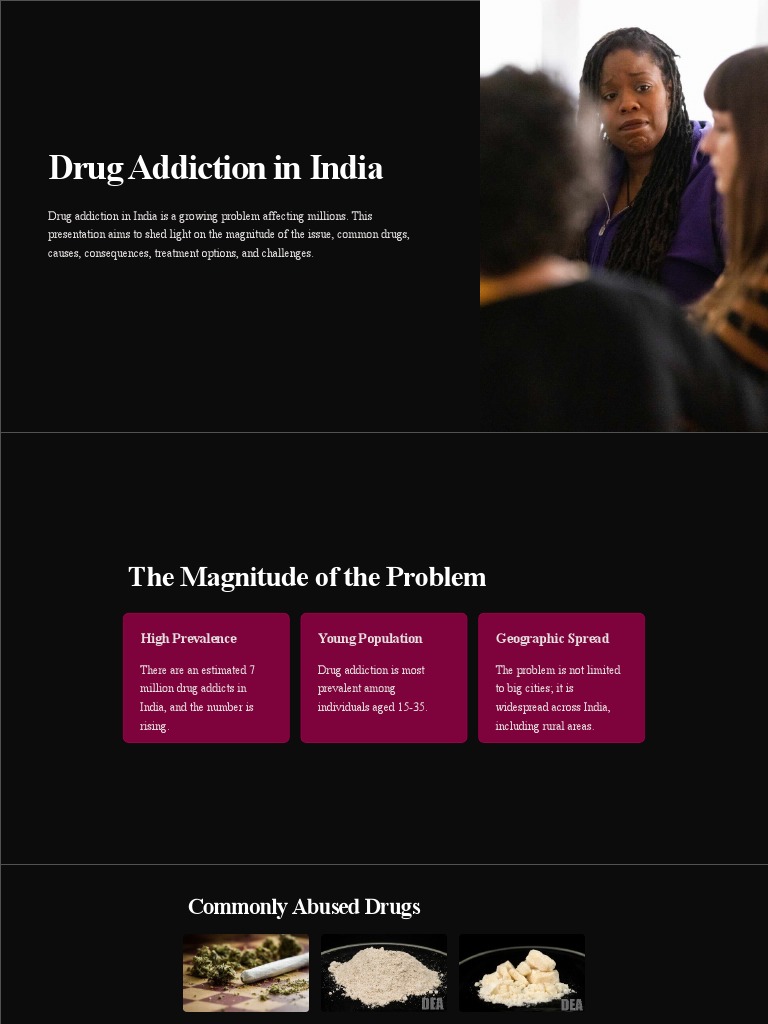 Drug Addiction Crisis in India: Causes & Solutions | PDF | Recreational ...