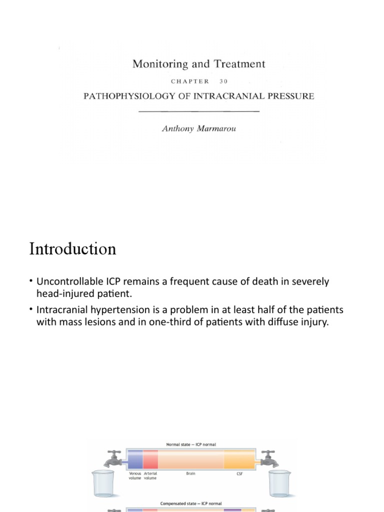 Pathophysiology of ICP | PDF