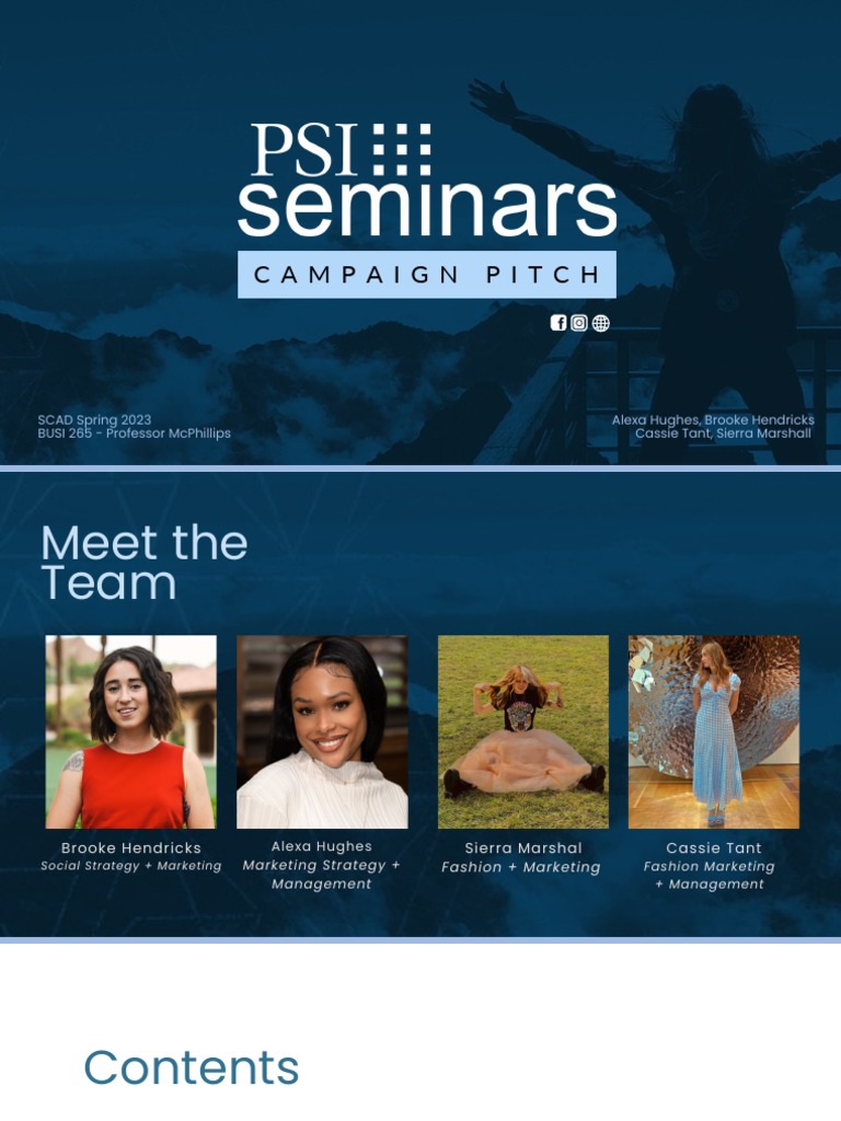 PSI Seminars Final Marketing Campaign Project | PDF | Search Engine Optimization | Advertising