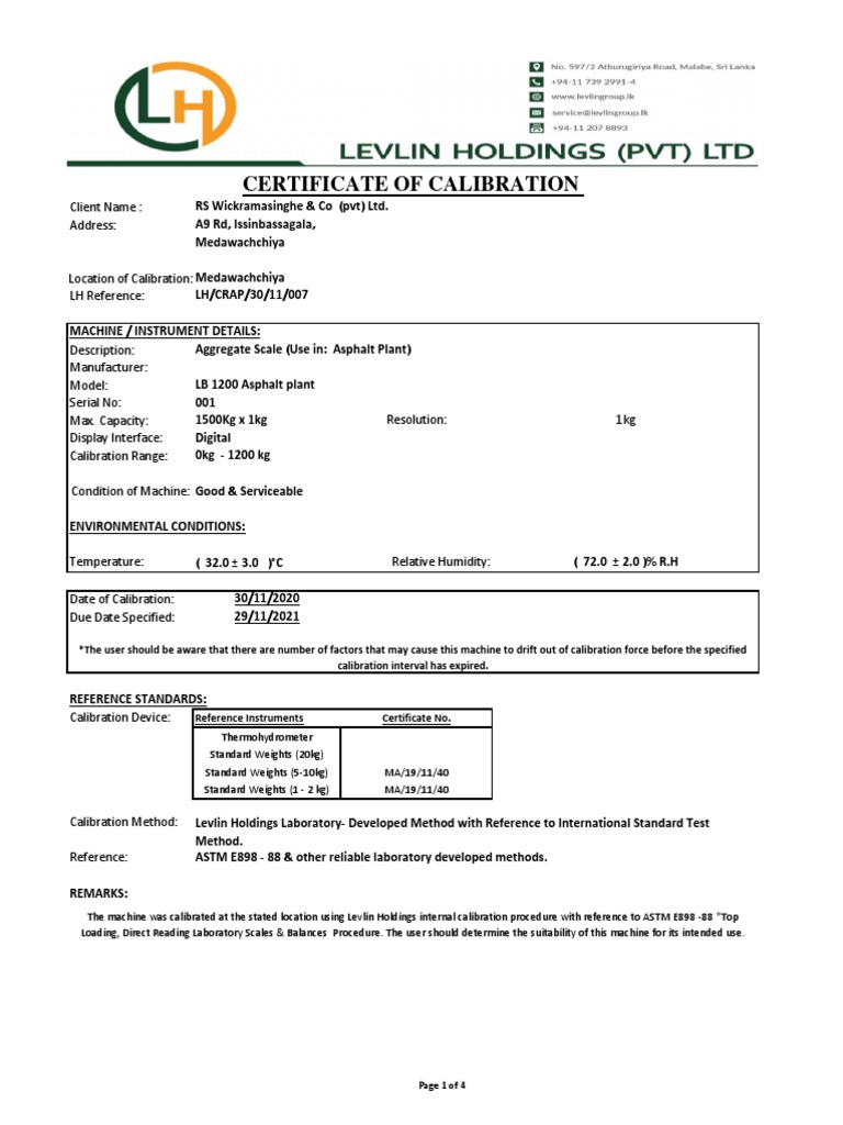 001 Aggregate | PDF | Calibration | Physical Sciences