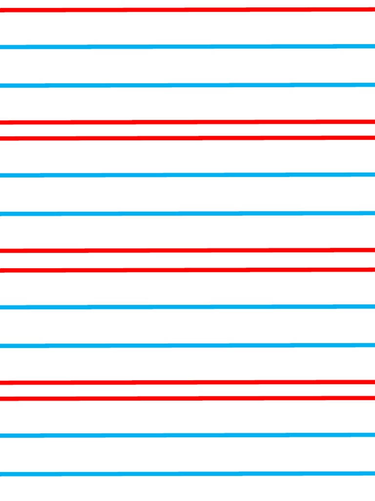 4-Line Writing Template | PDF