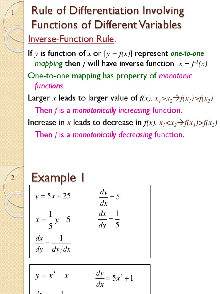 Session03 2 | PDF | Function (Mathematics) | Derivative