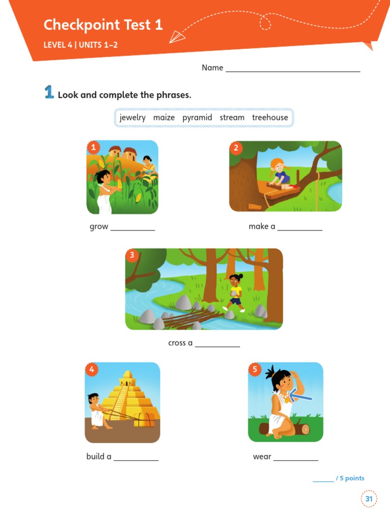 English Code AmE L4 Checkpoint Test 1 U1-2 | PDF
