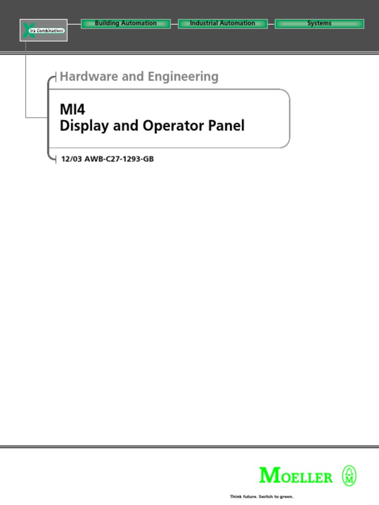 MI4 Operator Panel Installation Guide | PDF | Ac Power Plugs And ...