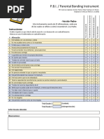 Cuestionario Parental Bonding Instrument | PDF | Ajedrez | Juegos y actividades