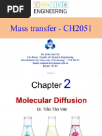 Introduction to Mass Transfer | PDF | Diffusion | Mole (Unit)