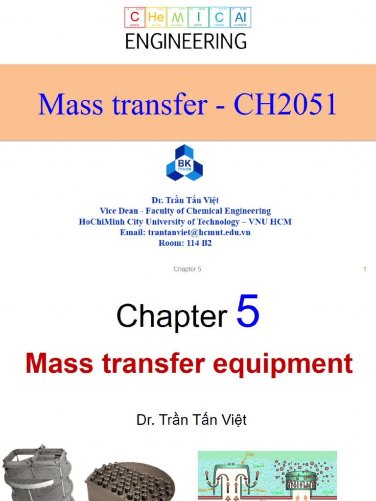 Chapter 5 Mass Transfer Equipment | PDF