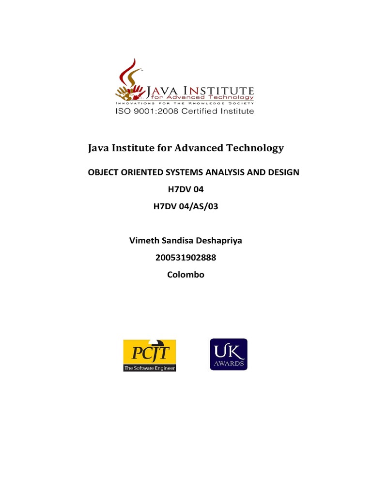Oosad Assignment 3 Pdf E Commerce Online Shopping
