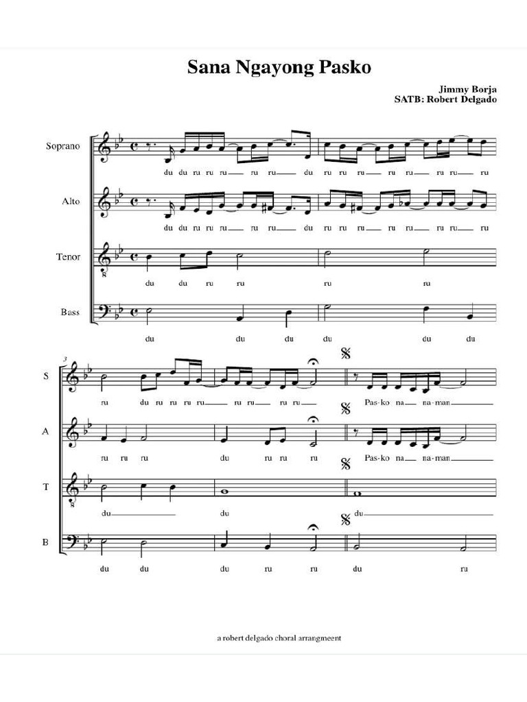 Sana Ngayong Pasko - Delgado | PDF