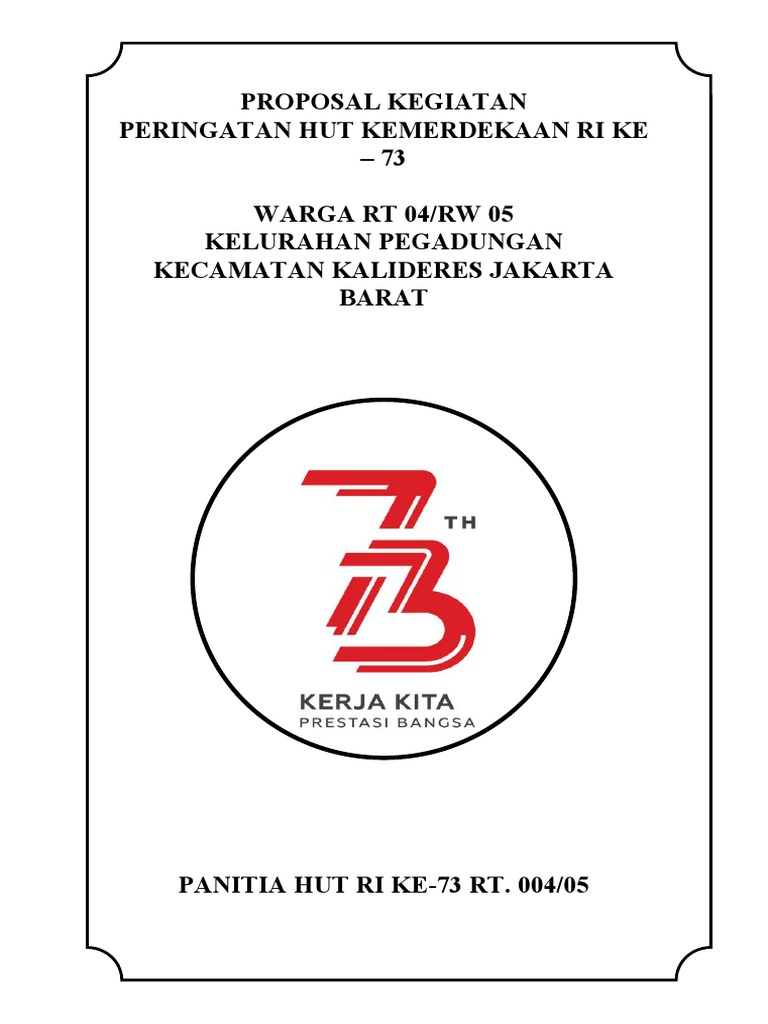 Proposal HUT RI RT 04 | PDF