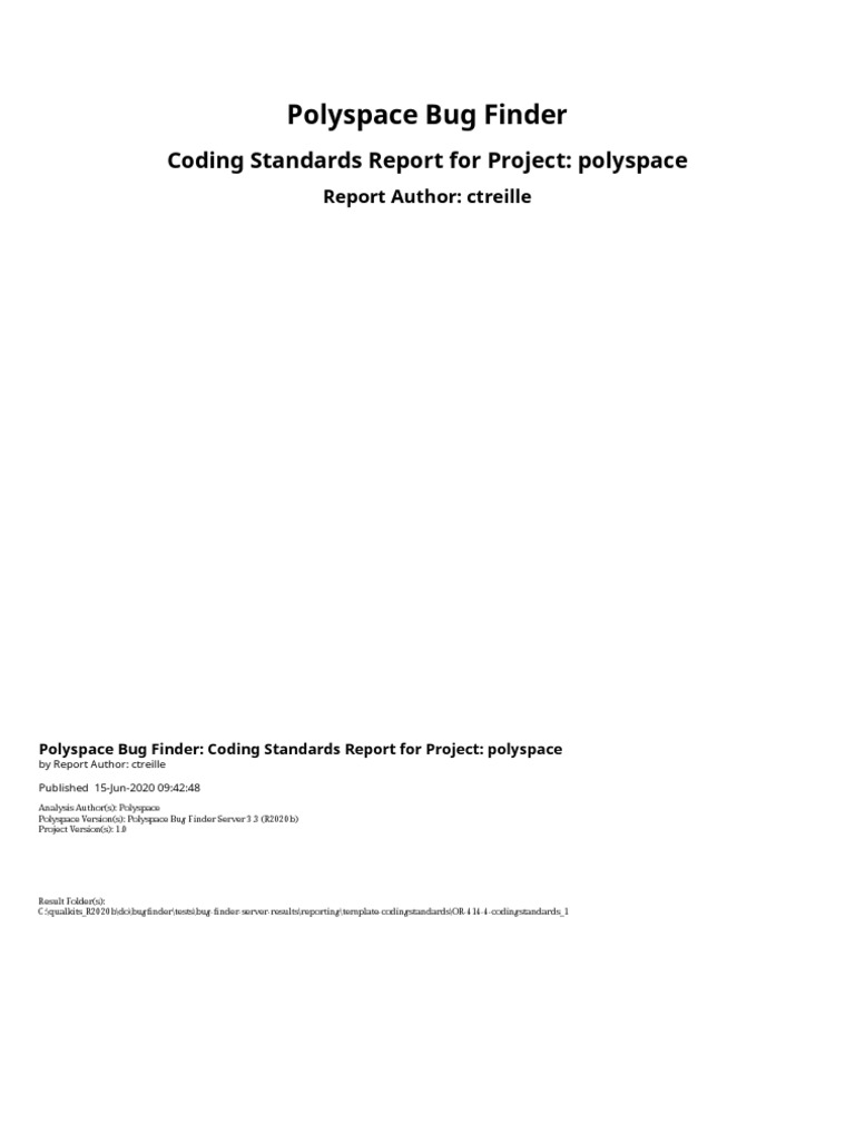 Polyspace Codingstandards Pdf C Pointer Computer Programming