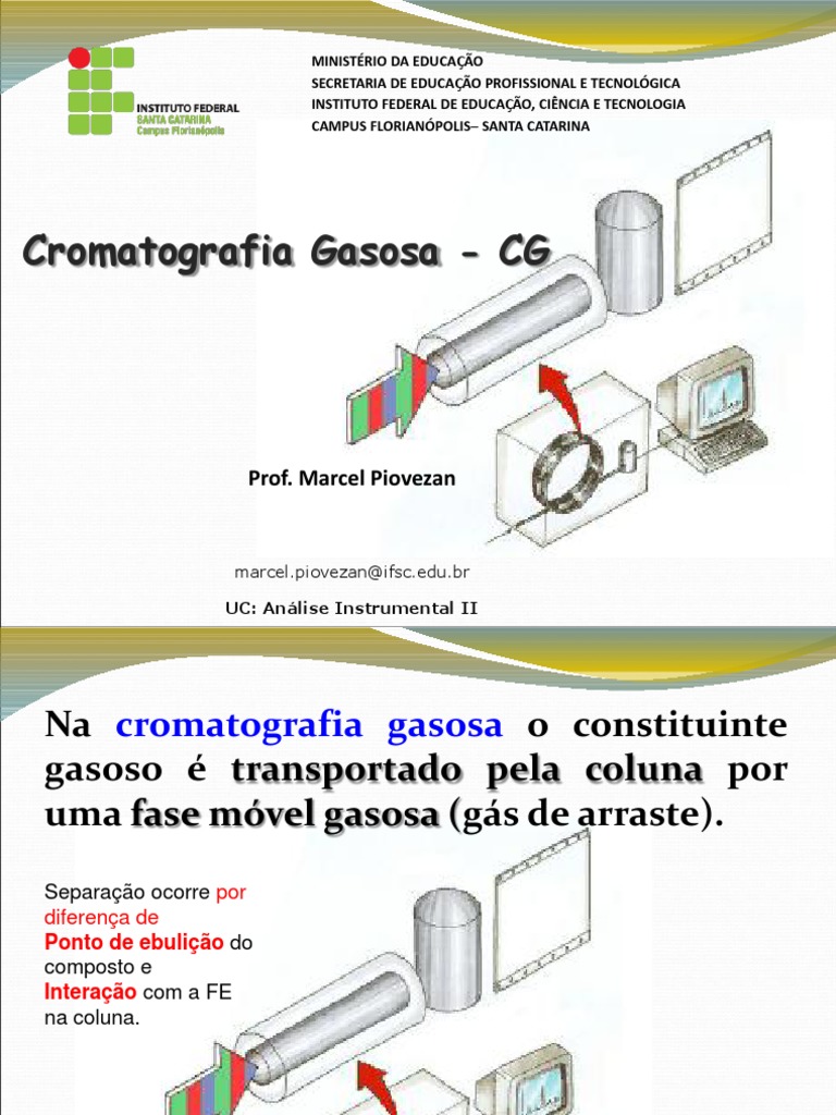 Aula Cromatografia gasosa AIN 2 | PDF | Cromatografia em fase gasosa ...