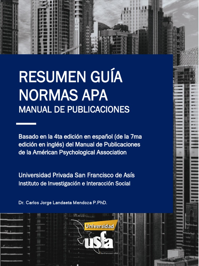 Guía Resumida de Normas APA | PDF | Plagio | Software de la aplicacion
